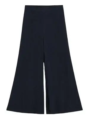 BY MALENE BIRGER Luce Elasticated-waist Wide-leg Trousers - Black
