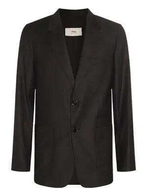 Ami Button-up Jacket - Black