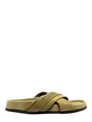 TOM FORD Crossover Strap Sandals - Brown