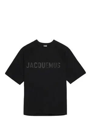Jacquemus Typo Crewneck T-shirt - Black