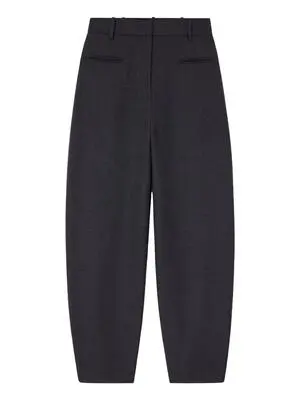 GANNI Grey Wool Suiting Trousers - Phantom