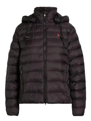 Ralph Lauren Ralph Lauren Polo Water-Resistant Packable Hooded Jacket Black