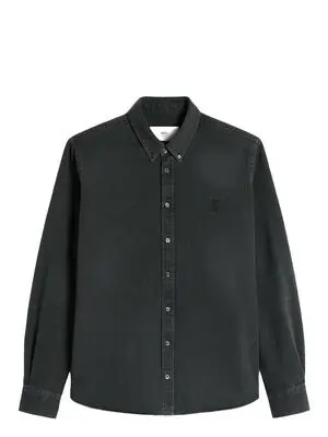 Ami De Coeur Button-down Shirt - Black