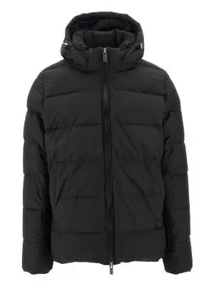Pyrenex Hooded Quilted Puffer Jacket - Black