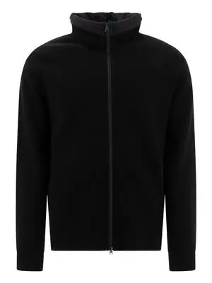 C.P. COMPANY Series Zip Cardigan - Black