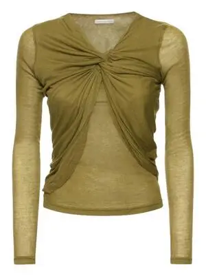 Christopher Esber Twisted Transparent Knitwear - Green