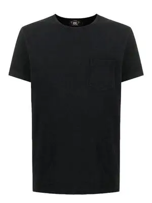 Ralph Lauren Pocket-detail Cotton T-shirt - Black