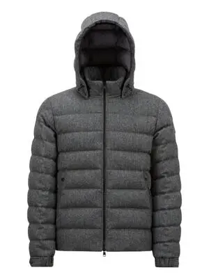 Moncler Arneb Short Down Jacket With Removable Hood - Black