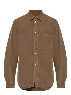 SAMSOE SAMSOE Patch-pocket Shirt - Brown