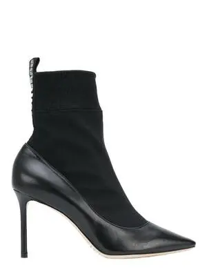 JIMMY CHOO Brandon 85 Logo Boots - Black