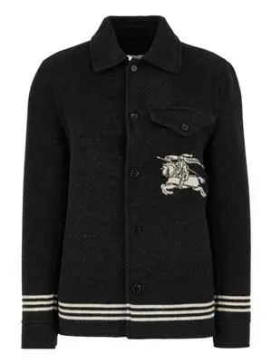 BURBERRY Burberry Knight Motif Long Sleeved Jacket