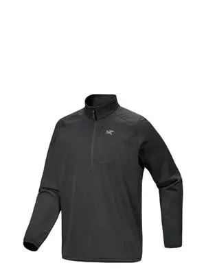 Arc'teryx Delta 1/2 Zip Stand Collar Pullover - Black