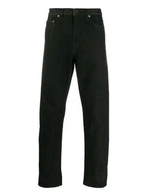Valentino Garavani Logo Straight Jeans - Black