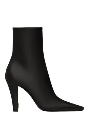 Saint Laurent Jill Pointed Toe Boots - Black
