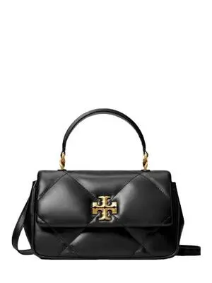 Tory Burch Kira Foldover Top Tote Bag - Black