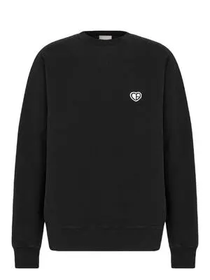 Dior Embroidered Logo Pullover - Black