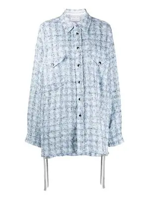 FAITH CONNEXION Plaid Long-sleeved Shirt