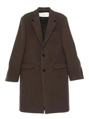 Ami Virgin Wool Coat - Cedar Palm