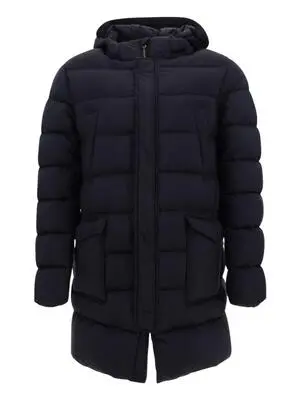 Herno Quilted Padded Down Jacket - Black