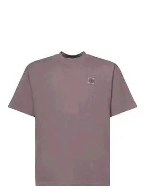 Stone Island Stone Island Logo Patch Crewneck T-Shirt Gray