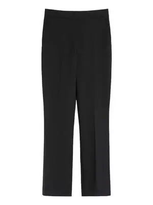 Max Mara Pleated Casual Pants - Black
