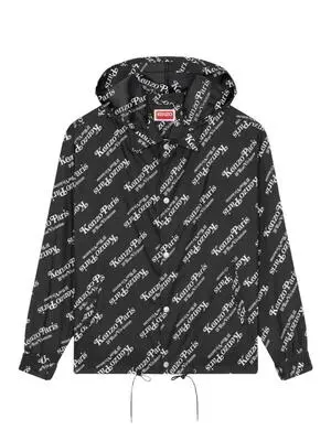 KENZO Kenzo All-Over Logo Printed Windbreaker