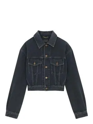 Saint Laurent 80's Denim Jacket - Black