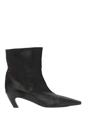 Khaite Pointed Toe High Heel Boots - Black