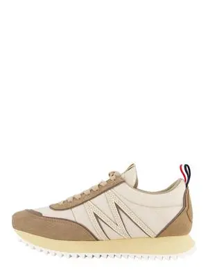 Moncler Pacey Lace-up Sneakers - Nude