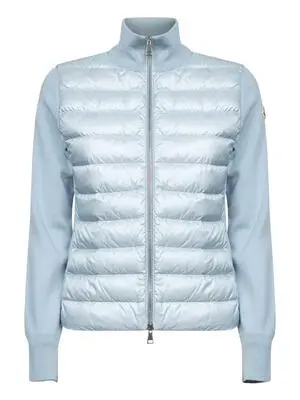 Moncler High-neck Padded Jacket - Blue