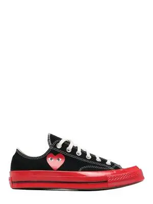 Comme Des Garçons X Converse Chuck 70 Low Top Sneakers - Red