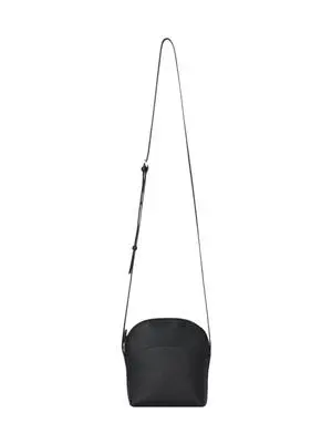 THE ROW Annie Crossbody Bag In Leather - Black