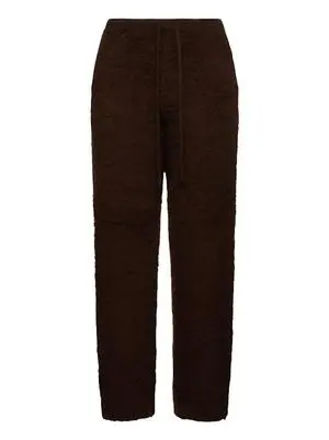 Auralee Elastic Waist Casual Pants - Black