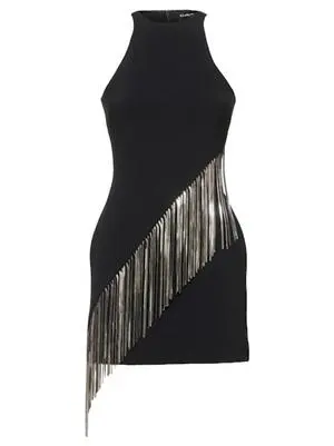 DAVID KOMA David Koma Cady Mini Dress With Metallic Fringe