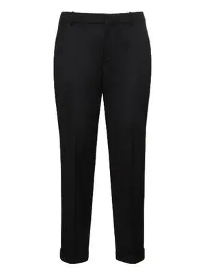 Balmain Button Detail Tailored Trousers - Black