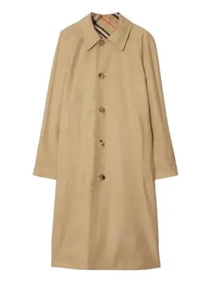 Burberry Single-breasted Trench Coat - Flaxen