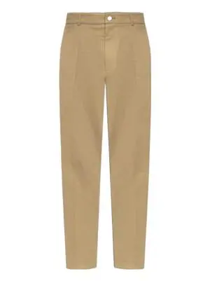 Burberry Tapered Pleat Detailed Trousers - Nude