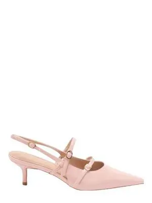 TWINSET Pointed Toe Slingback Court Shoes - Pink