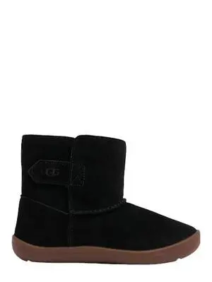 UGG UGG Round Toe Boots With Side Hook And Loop Closure