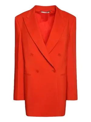 Stella McCartney Silhouette Suit Coat - Red