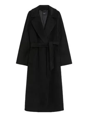 Max Mara Long-sleeved Coat - Black