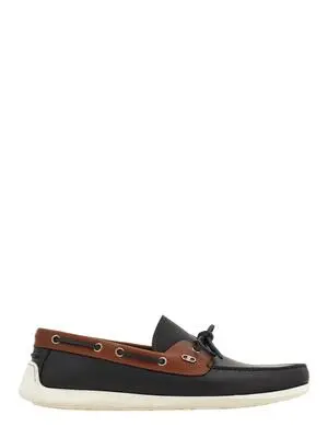 FERRAGAMO Leather Loafers - Black
