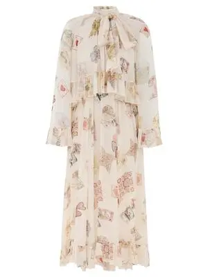 Zimmermann Hypnotic Flutter Asymmetric Dress - Nude