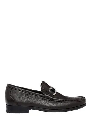 FERRAGAMO Horsebit Loafers - Black