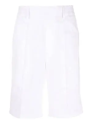 Ami Knee-length Tailored Shorts - White