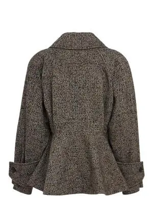 Chloé Wool Chevron Jacket - Black