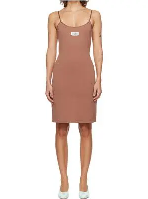 MAISON MARGIELA Mm6 Maison Margiela "Logo Patch" Mini Dress