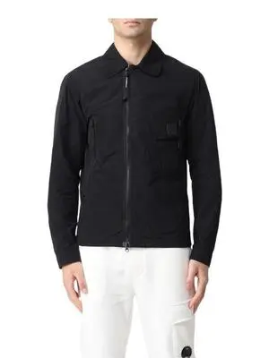 C.P. COMPANY Zip Up Fitted Jacket - Black