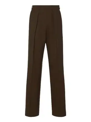 TOM FORD High Twist Twill Tailored Trousers - Black