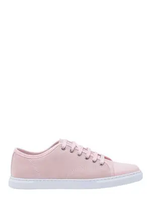 LANVIN Dbb1 Low-top Sneakers With Round Toe And Lace-up Closure - Pink